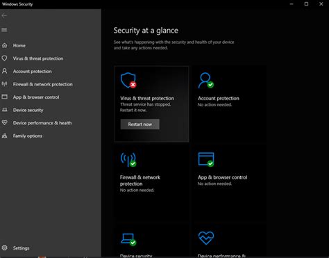 Windows Defender Windows Security Help R Windowshelp