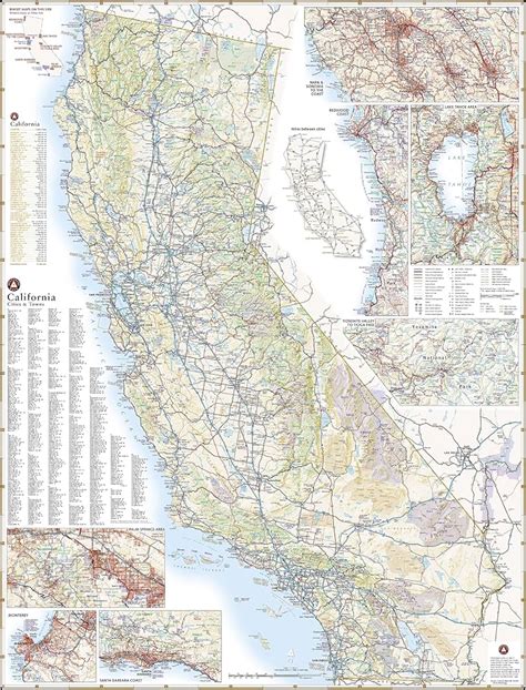 Detailed Clear Large Road Geographical Map Of California How To Read A