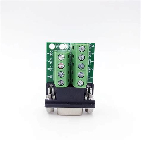 Db9 Csatlakozó Terminál Modul Rs232 Rs485 Adapter Jelek Interfész Konverter Férfi Anya Com D Sub