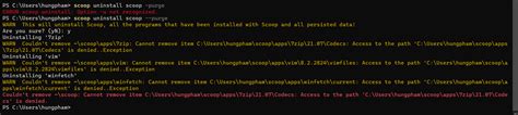 How To Uninstall Scoop Issue ScoopInstaller Scoop GitHub
