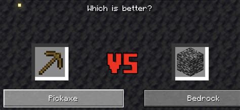 Minecraft Bedrock Pickaxe