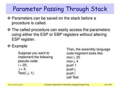 ppt stack and procedures powerpoint presentation free download id