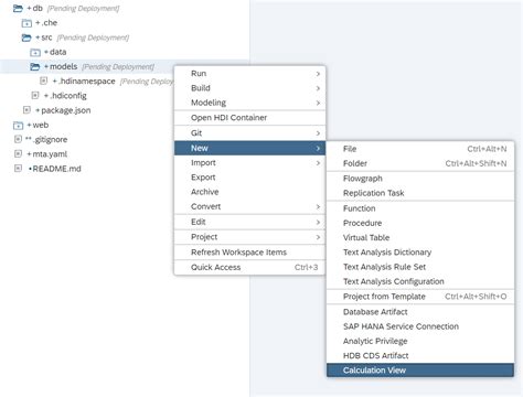 Create A Dimension Graphical Calculation View Xs Advanced Sap Tutorials