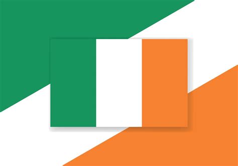 Vector Ireland Flag Country Flag Design Flat Vector Flag 21569095