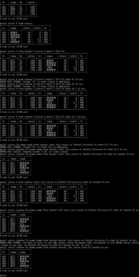 数据库基础用SQL语言关键字表示关系代数的交 并 差 内连接 外连接操作 灰信网软件开发博客聚合