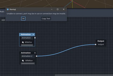 Animationtree Cant Replace One Connection With Another Of The Same Type · Issue 66073