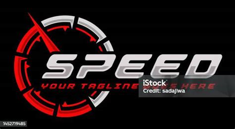 속도 로고 디자인 벡터 일러스트 레이 션입니다 속도계 로고 벡터 속도계에 대한 스톡 벡터 아트 및 기타 이미지 속도계 로고 속도 Istock