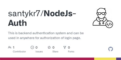 Github Santykr7nodejs Auth This Is Backend Authentication System