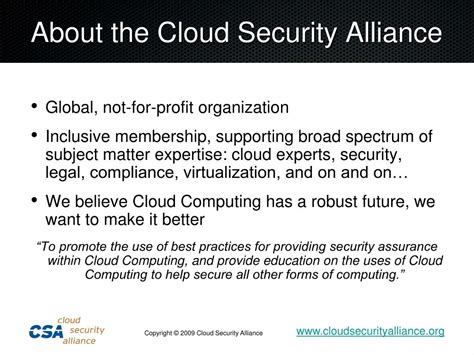 PPT Cloud Security Alliance PowerPoint Presentation Free Download ID