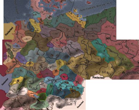 New Hre Map Compiled Together R Eu4