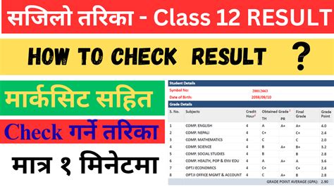 How To Check Neb Class 12 Result 2082 With Marksheet