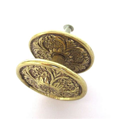 Antique Brass Knobs Etsy