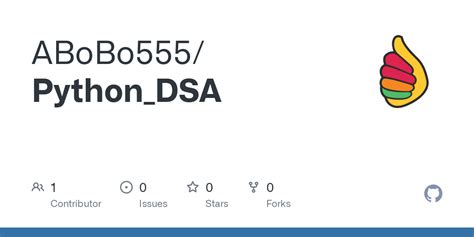 GitHub ABoBo Python DSA