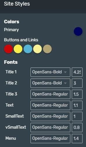 additional css fonts titles mobirise forums