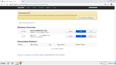 Wireless Is Not Associated Network And Wireless Configuration OpenWrt Forum