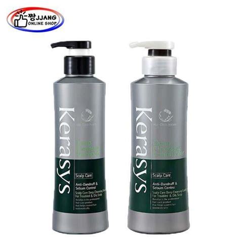Aekyung Kerasys Deep Cleansing Scalp Care Shampoo Conditioner 600ml