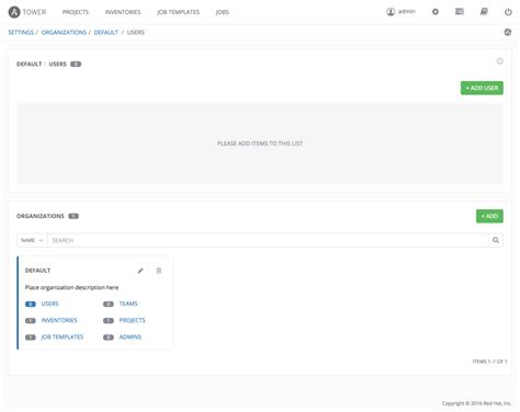 7 Add A User To The Organization — Ansible Tower Quick Setup Guide V301