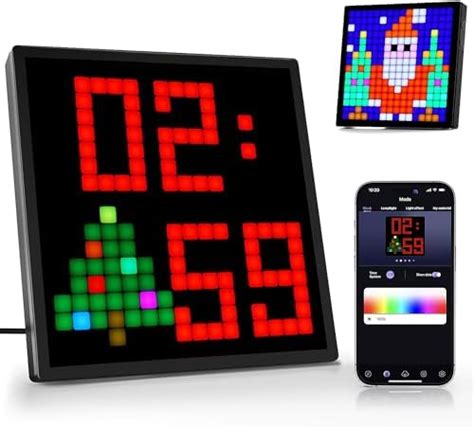 Amazon REYLAX LED Pixel Display X RGB LED Matrix Panel Programmable Pixel Art Display