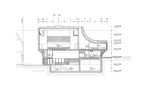 A Theater That Floats Sculpturally Brighton College Performing Arts