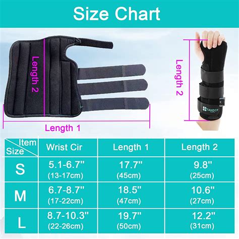 Adjustable Night Time Forearm Immobilizer Brace Splint For Carpal Tunnel Right Hand Small