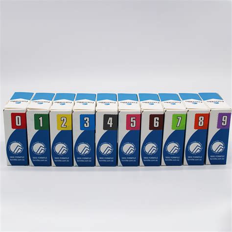 Numeric Labels Standard Size