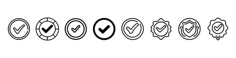Premium Vector Correct Or Check Mark Icon