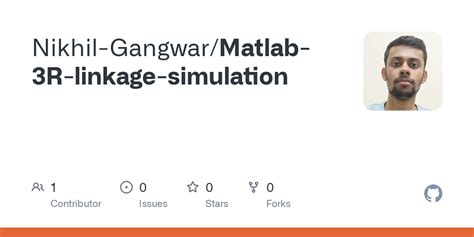 Github Nikhil Gangwarmatlab 3r Linkage Simulation
