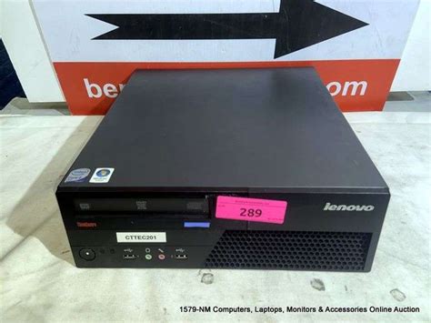 Lenovo Thinkcentre Core Duo Desktop Computer Missing Parts No Power Cord Bentley