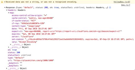 Regression 0 57 Fetching Images On IOS Fails With An Empty Fetch Body And Warning That
