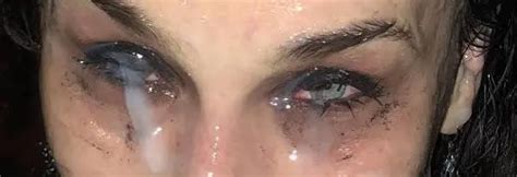 A Bunch Of Cum In My Eyes From A Big Bukkake I Loooove It They Look