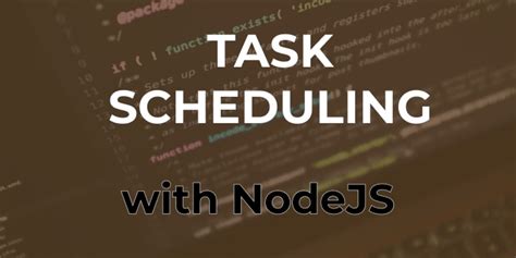 스케줄 업무 자동화 Node Cron Vs Node Schedule 비교 👊