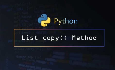 Master The Python List Copy Method Easily Mark Ai Code