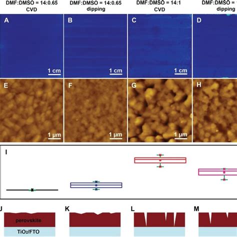Perovskite Film Morphology Ad False‐color Monochrome Scattered Light
