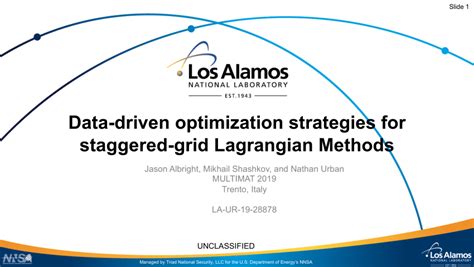 Pdf Data Driven Optimization Strategies For Staggered Grid Lagrangian
