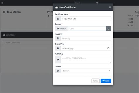 Certificates Itflow Docs