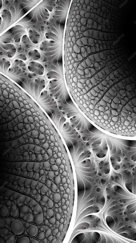 Premium Ai Image A Black And White Photo Of A Fracturing Pattern Of
