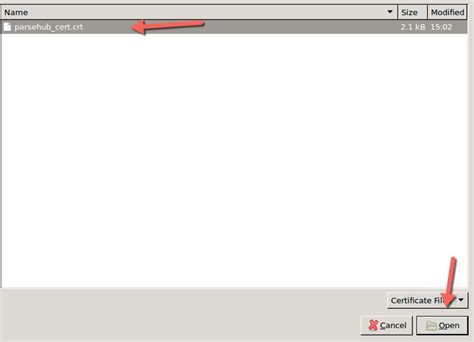 Invalid Certificate Firewalls Parsehub Help Center