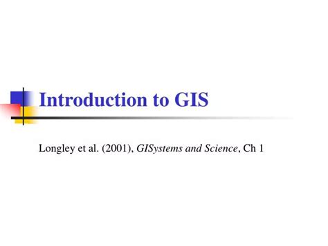 Ppt Introduction To Gis Powerpoint Presentation Free Download Id