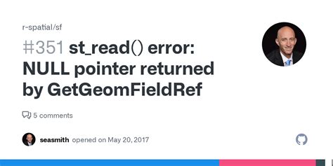 st read error null pointer returned by getgeomfieldref · issue 351 · r spatial sf · github