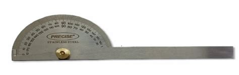 Steel Degree Protractor Precise 0 180 Degree 01 Mm At ₹ 180piece