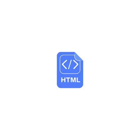 Free Html File Icon Template To Edit Online