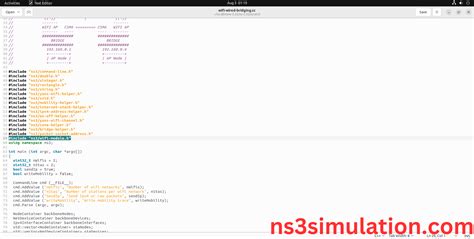 Importing Wifi Moduleh Ns3 Projects Importing Wifi Moduleh Ns3 Projects