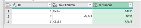 Excel Determine If Column Is Numeric In Power Query Stack Overflow