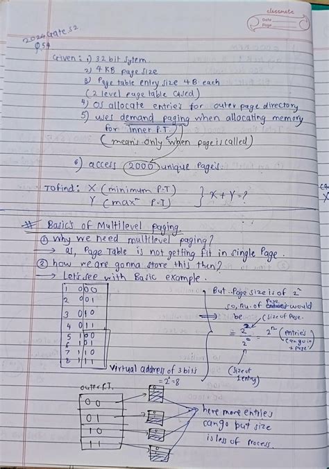 Operating System Gate Cse 2024 Set 2 Question 54