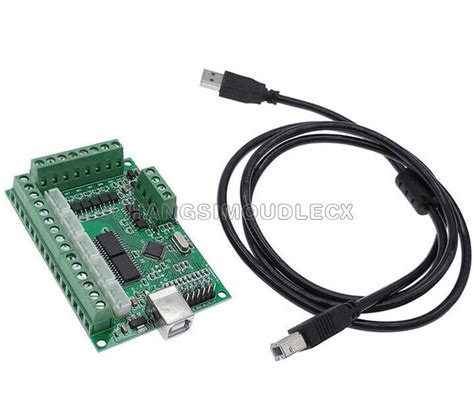 Mach3 Cnc Breakout Board Usb 100khz 5 Axis Driver Motion Controller Eur 11 01 Picclick De