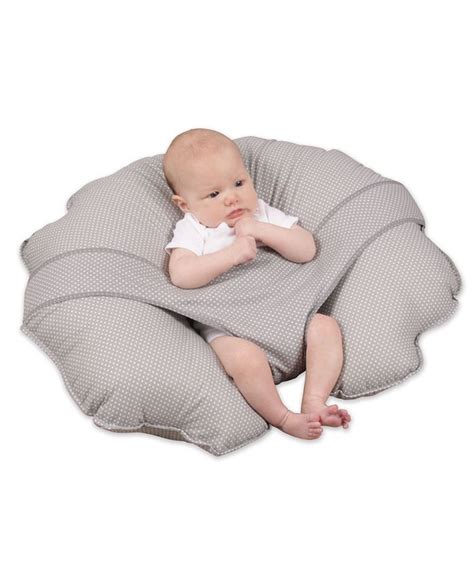 Leachco Cuddle U Original Nursing Pillow And More Gray Pin Dot Macys