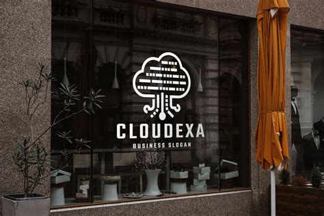 Cloud Dots Tech Logo By Modernikdesign Codester