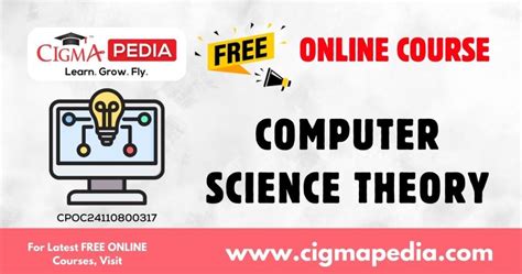 Computer Science Theory Free Online Course Cigma Pedia