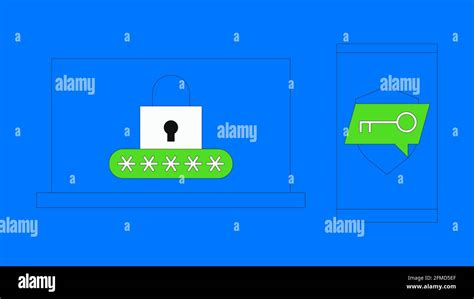 Two Steps Authentication Illustration Stock Vector Image And Art Alamy