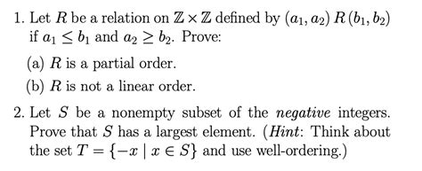 Solved Let R Be A Relation On Z Z Defined By A A R Chegg